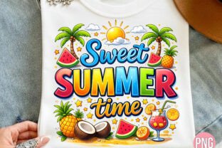 Sweet Summer Time Tropical Fruit PNG Graphic by LILY DIGITAL Arts ...