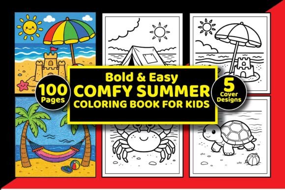 Bold & Easy Cuddly Shop Coloring Book Graphic by Designer Home ...