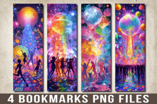 Disco Ball Dance Party Bookmarks Graphic by MK DESIGNS · Creative Fabrica