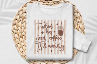 Fueled by Iced Coffee SVG PNG Graphic by GraphicsTreasures · Creative ...
