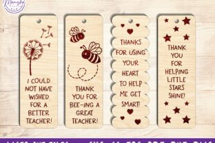 Teacher Bookmark Cut File SVG Bundle · Creative Fabrica