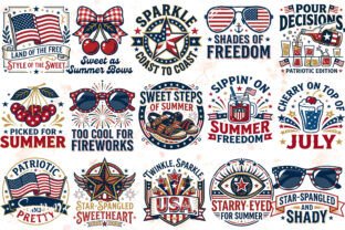 USA 250th Anniversary Clipart Bundle Graphic by Summer Digital Design ...