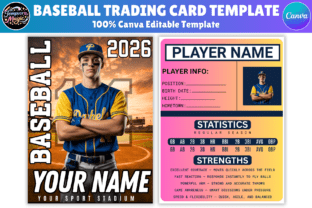 Baseball Trading Card Editable Template Graphic by Canva Magic ...