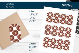Dessert Box Donut Gift Tags Printable Graphic by Templates by Pauline ...