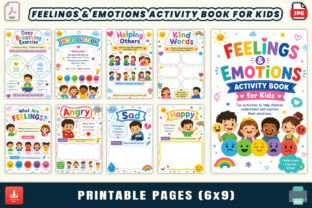 Feelings & Emotions Activity Book for Ki Graphic by LR ART · Creative ...