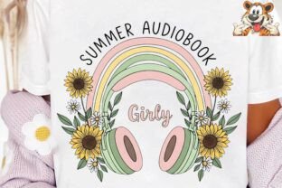 Summer Audiobook Girly Sublimation PNG Graphic by TigerDesigns ...