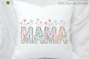 Watercolor Floral Mama Bundle Mother PNG Graphic by MICON DESIGNS ...