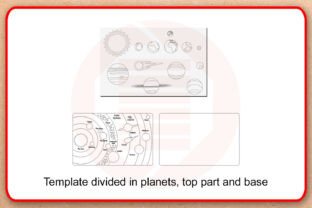 Laser Cut Svg Solar System Puzzle Design · Creative Fabrica
