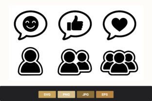 Simple Black White Icon Set Graphic by SVGdesigns · Creative Fabrica