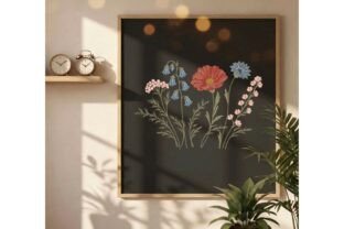 Botanical Meadow Flowers · Creative Fabrica