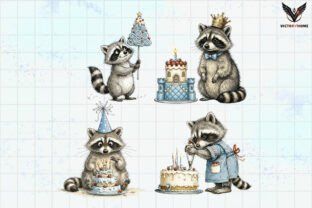 Raccoon Birthday Party Pack PNG Graphic by VictoryHome · Creative Fabrica
