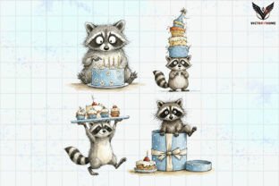 Raccoon Birthday Party Pack PNG Graphic by VictoryHome · Creative Fabrica