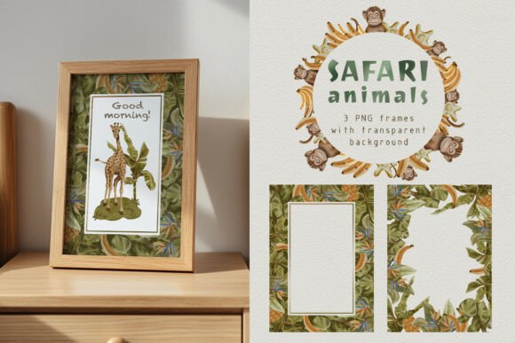 Safari Animals Clipart – BabyWatercolor Graphic by Tatiana Reespi ...