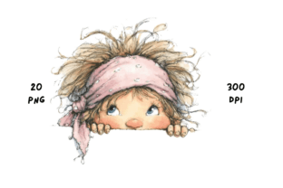 Storybook Whimsy Girl Life Clipart Set Graphic by giraffecreativestudio ...