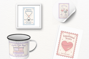 Romance Tropes Stamp Cliparts, Bookish Graphic by CozyNest Studio ...