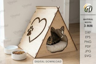 3D Pet Houses Bundle Laser Cut · Creative Fabrica