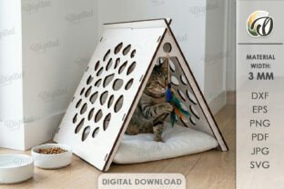 3D Pet Houses Bundle Laser Cut · Creative Fabrica