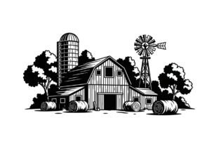 Farm Scene Design Bundle Graphic by GFX_Aman · Creative Fabrica