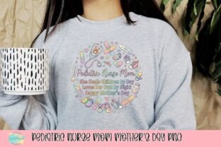 Pediatric Nurse Mom Mother's Day PNG Graphic by DigitalArtGood ...