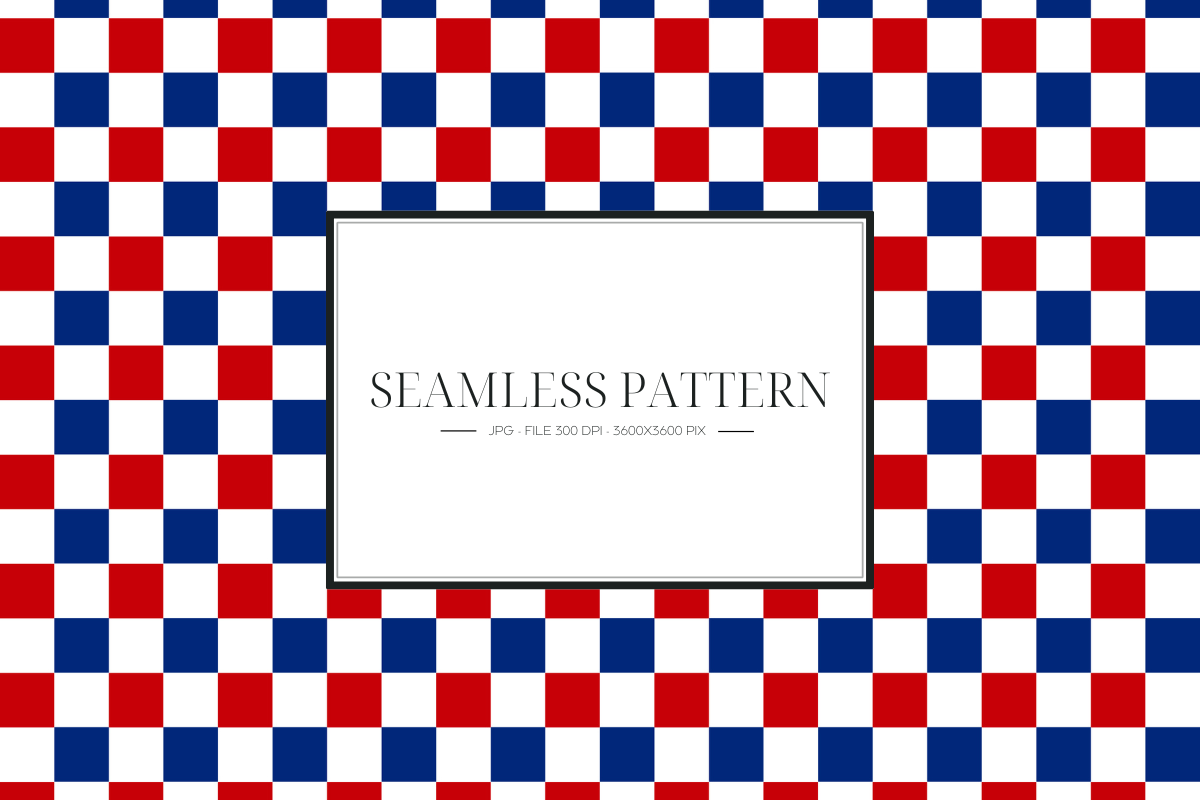 American Flag Seamless Checkered Pattern Graphic by sistadesign29 ...