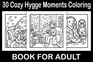 Cozy Hygge Moments Coloring Book Graphic by (US) Design Studio ...