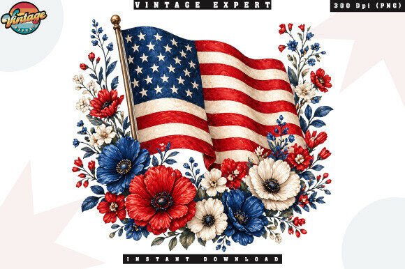 Raccoon American Flag Patchwork PNG Graphic by Vintage Expert ...