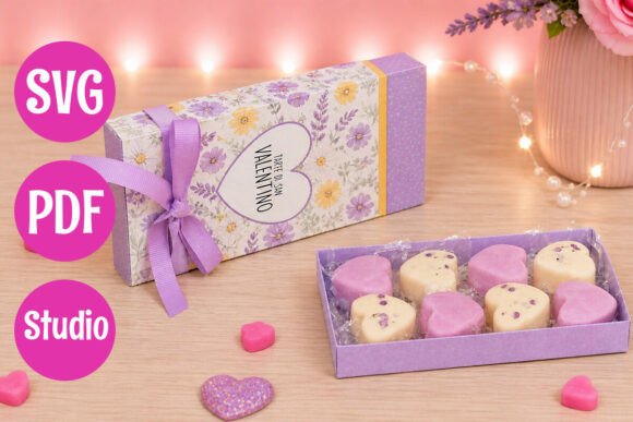 Chocolate Holder Box Template · Creative Fabrica