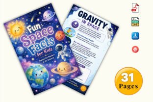 Fun Space Facts for Kids Graphic by KDPLab · Creative Fabrica