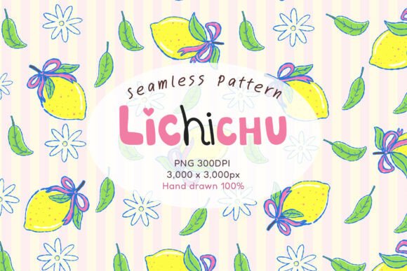 Lemon Coquette Seamless Pattern Graphic by lichichustudio · Creative ...