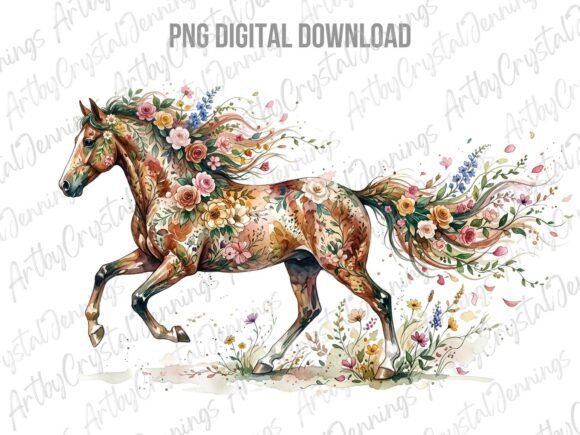 Christmas Nativity Scene Floral PNG Graphic by ArtbyCrystalJennings ...