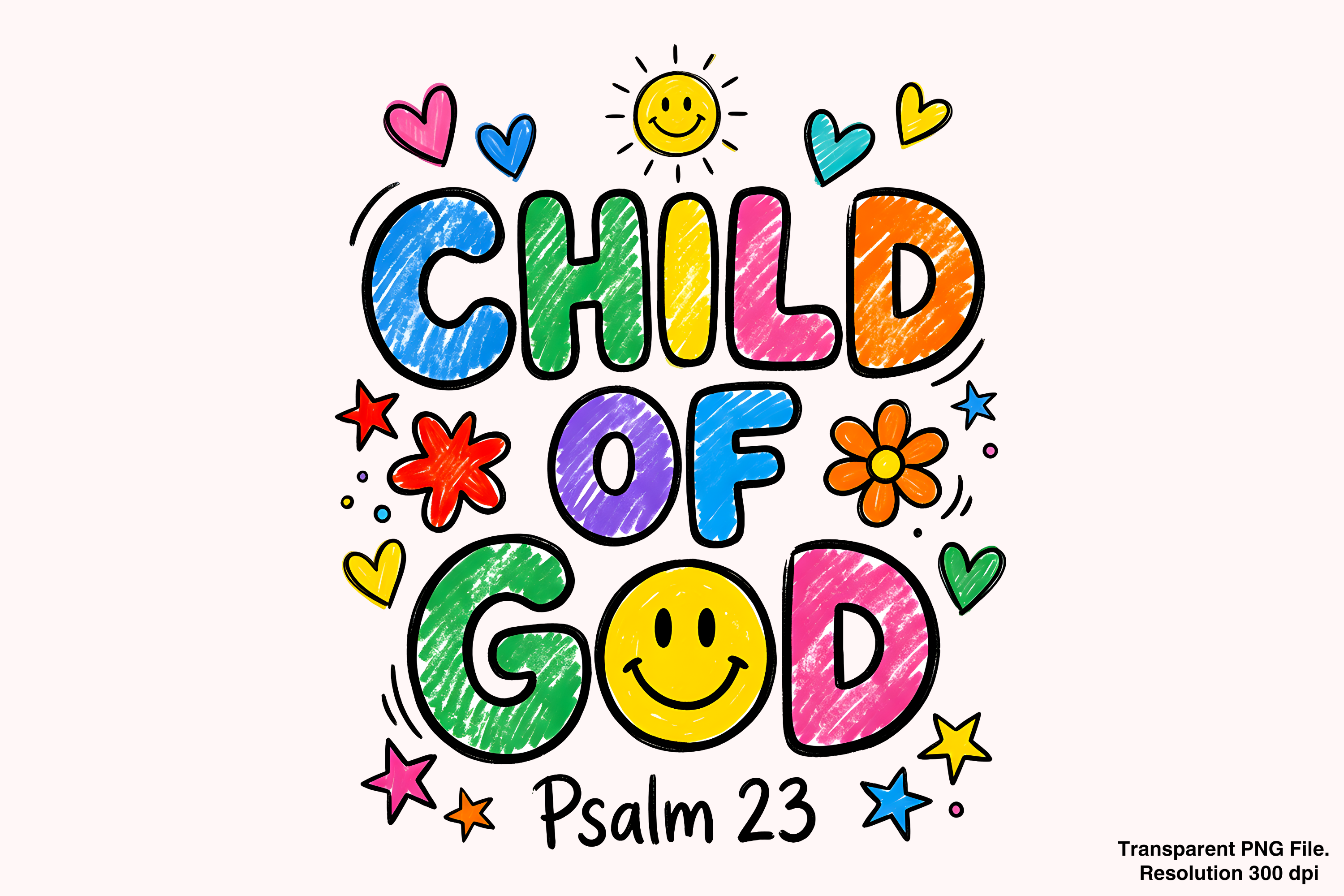Child of God Kids PNG, Crayon Jesus Png Graphic by Black Gallery Art ...