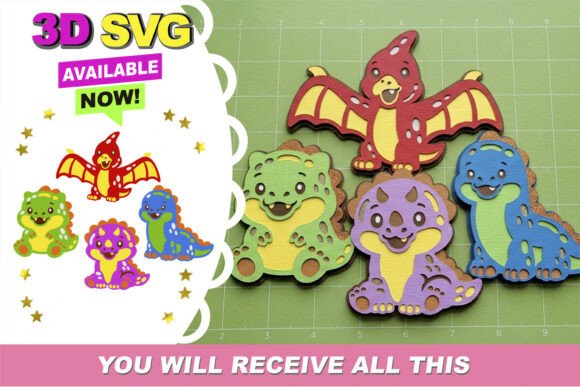 3D SVG Crafts: Stunning Printable 3D Paper Crafts and Cut Files