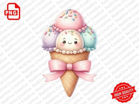 Whimsical Summer Ice Cream Clipart Bundle · Creative Fabrica