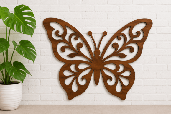 Floral Butterfly Laser Cut SVG Bundle · Creative Fabrica
