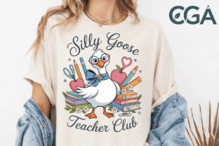 Silly Goose Teacher Club PNG Graphic by cookgraphicart · Creative Fabrica