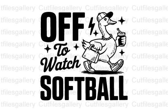 Off to Watch Softball SVG, Sport Mom SVG Graphic by cutfilesgallery ...