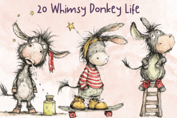 Whimsy Dino Storybook Clipart Set Graphic by giraffecreativestudio ...