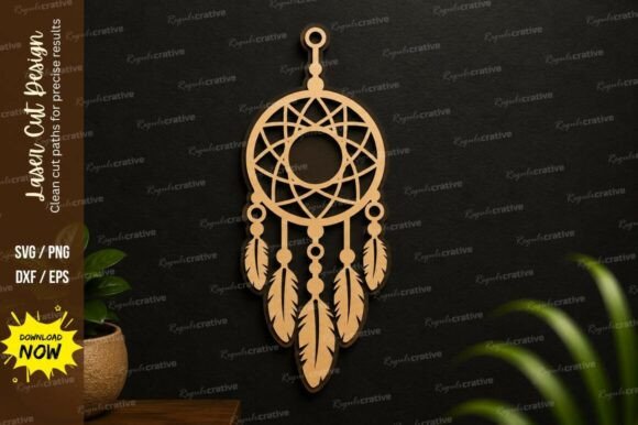 1 Dreamcatcher Cut Template Designs & Graphics