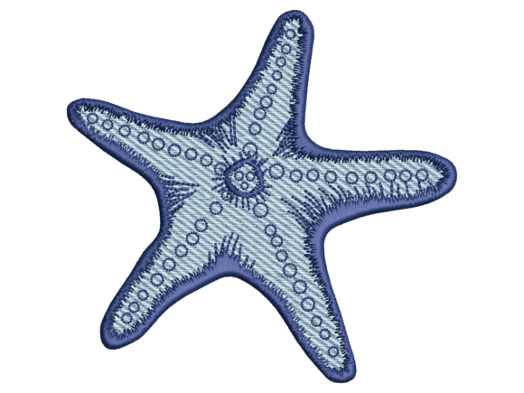 1 Sea Star Embroidery Design Designs & Graphics