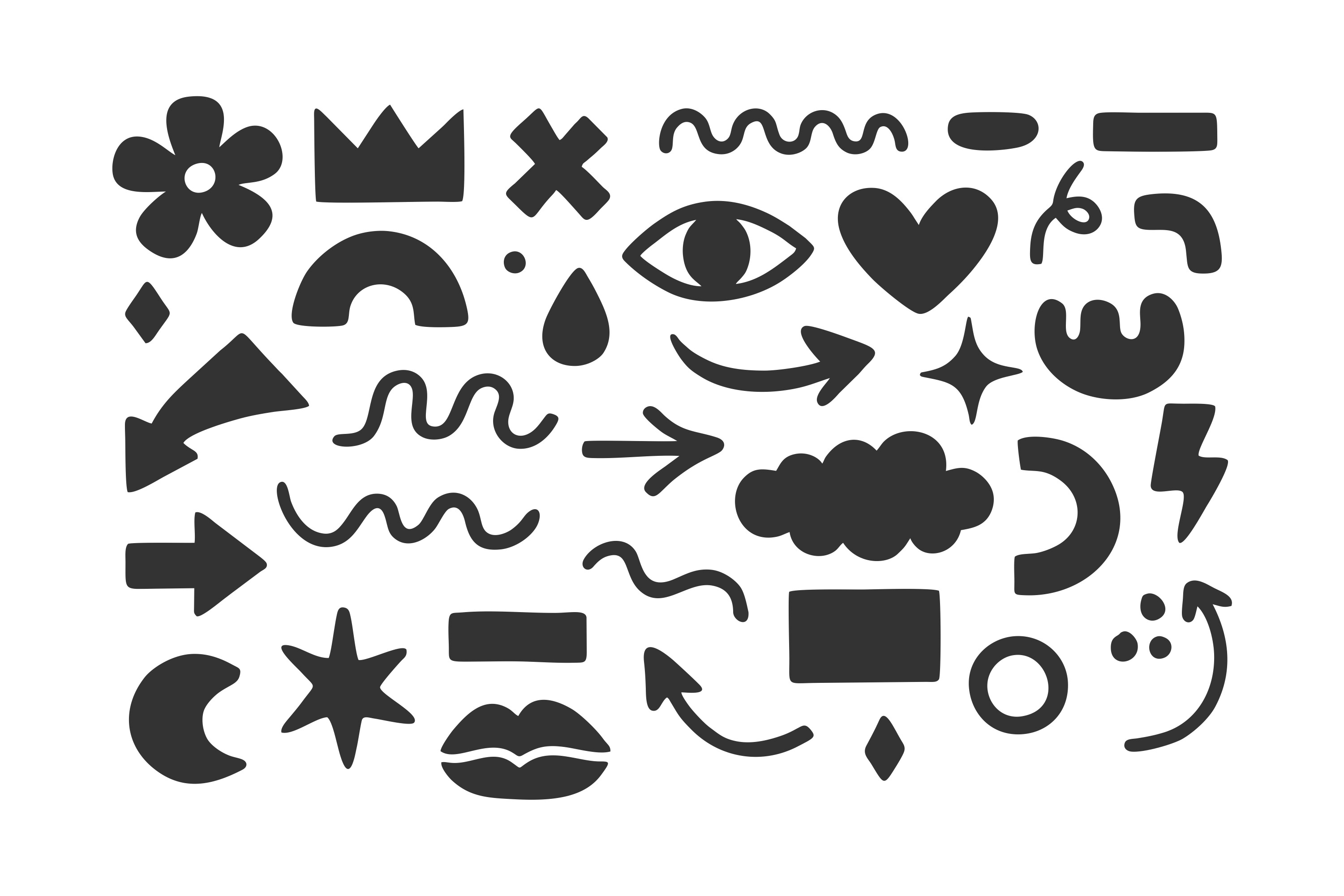 Collection of Black Abstract Shapes Graphic by dzgnvibe · Creative Fabrica