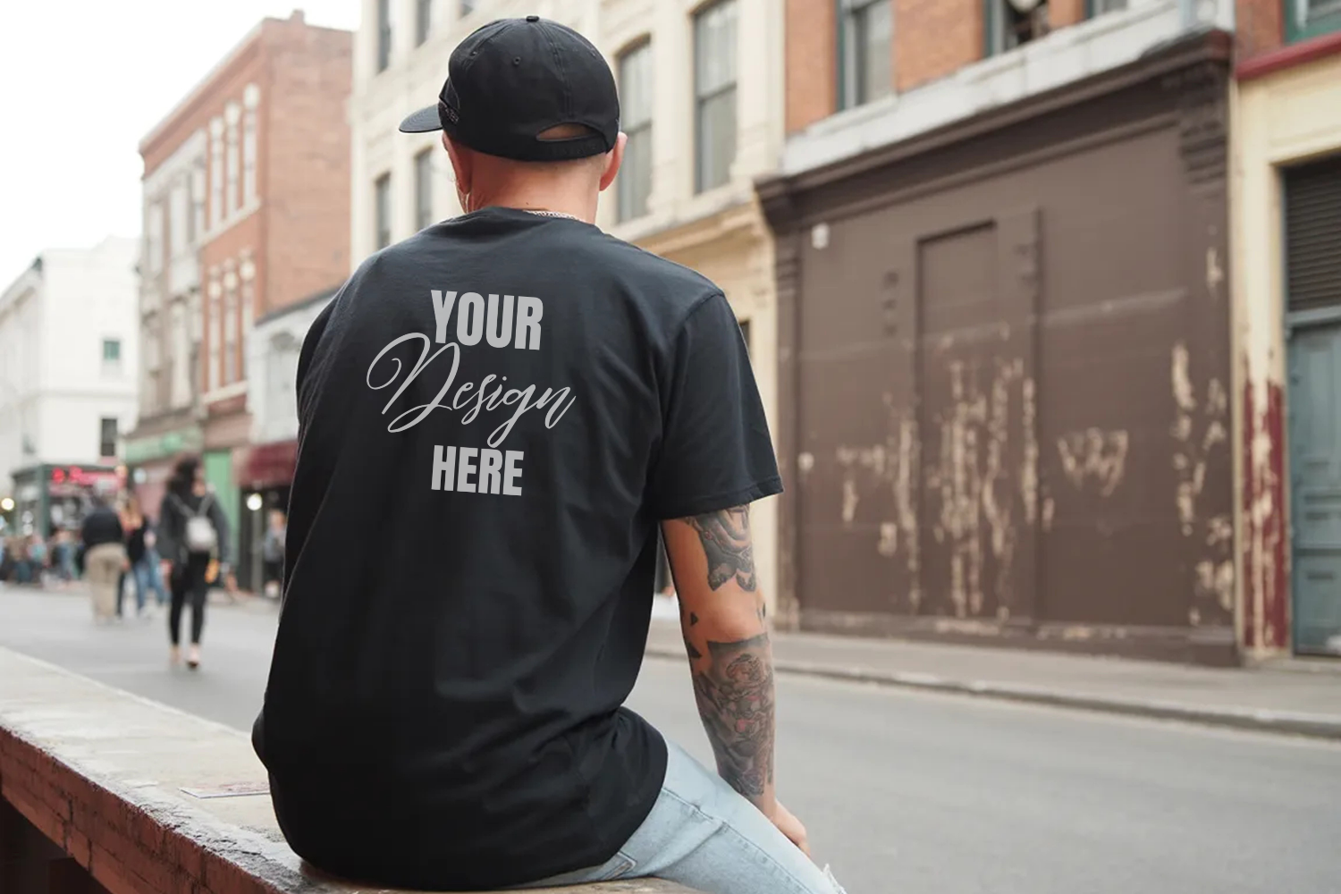 Gildan 5000 Male T-Shirt Mockup Graphic by Mockups Verse Pro · Creative ...