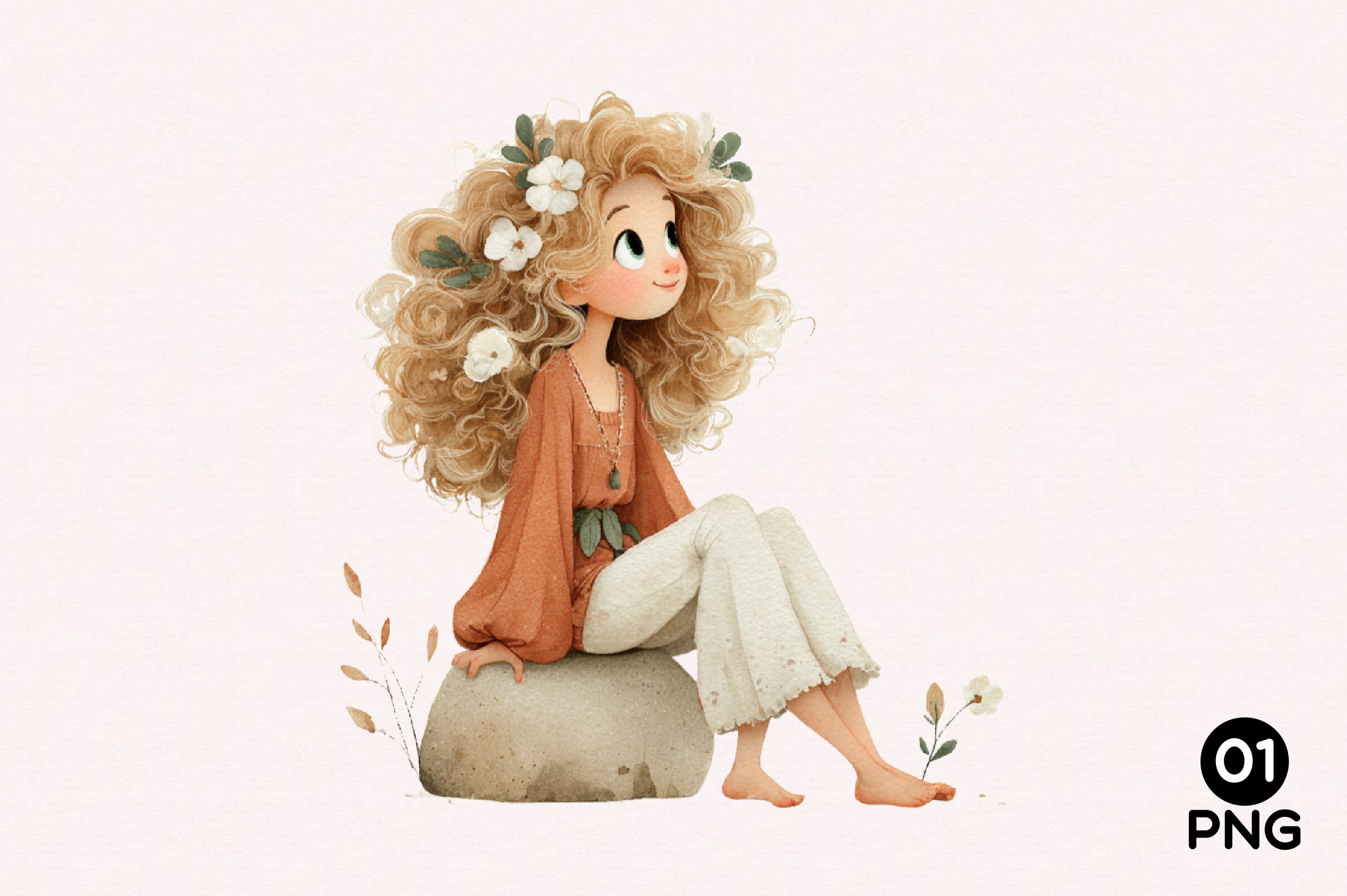 Little Summer Girl PNG Clipart Graphic by Sublimation Design · Creative ...