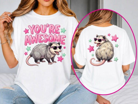 1 Preppy Possum Design Designs & Graphics