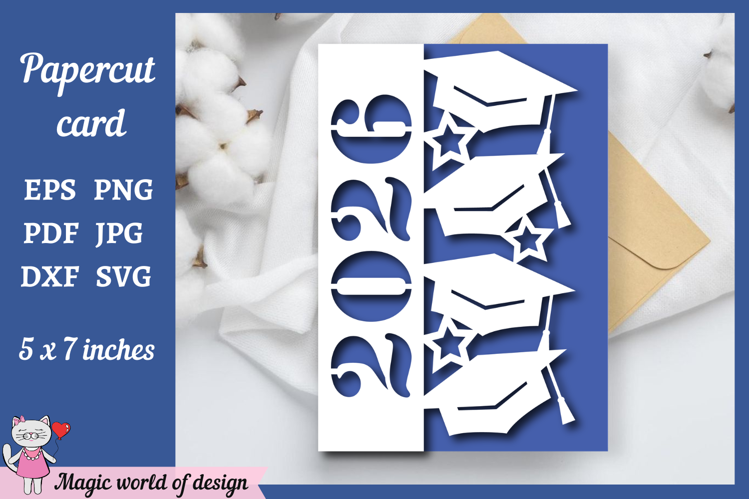 2026 Graduation Card Svg Graphic by Magic world of design · Creative ...