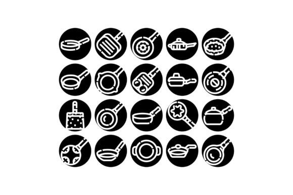Cooking Kitchenware Symbol Set for Food Graphic by pikepicture ...