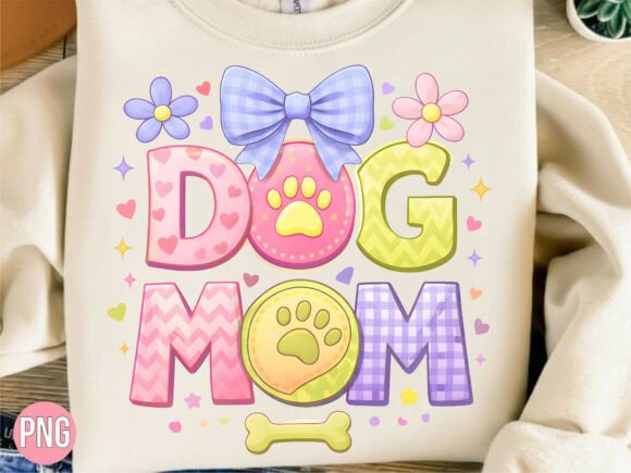 1 Dog Mom Pastel Designs & Graphics