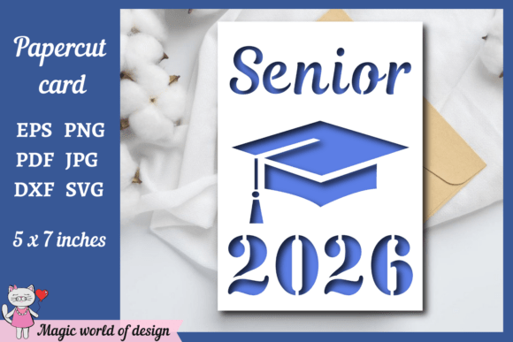 Senior Class 2026 SVG, Graduation Graphic by Magic world of design ...