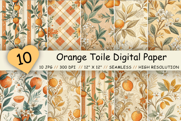 Peony Toile Digital Paper Pack, Vintage Graphic by Florid Printables ...