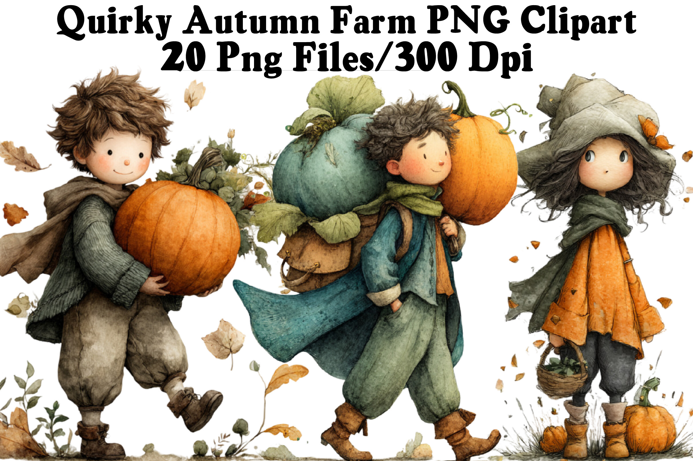 Quirky Autumn Farm PNG Clipart Graphic by Sublimation Design · Creative ...