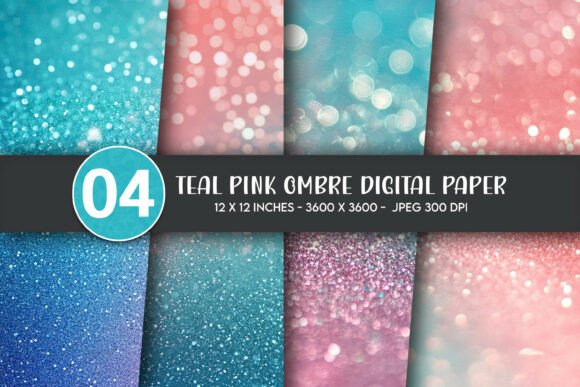 Warm Pink Sunset Ocean Digital Paper Graphic by Artify Hub Studio ...